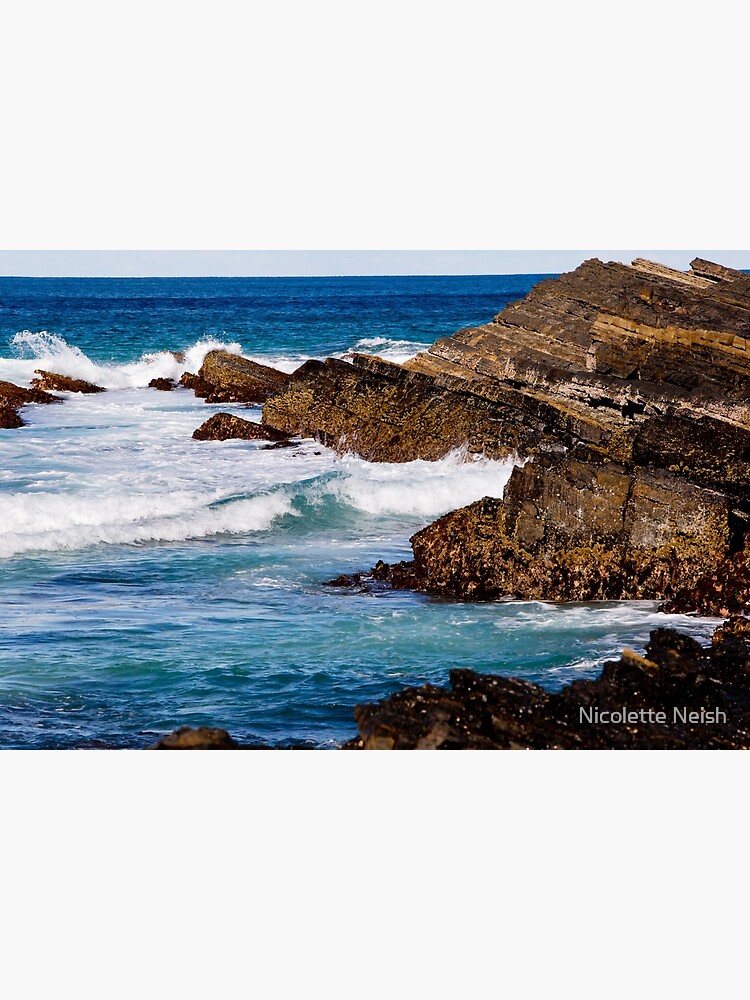 "Bluey's Beach Rock, Forster - Australia" Poster for Sale by ...