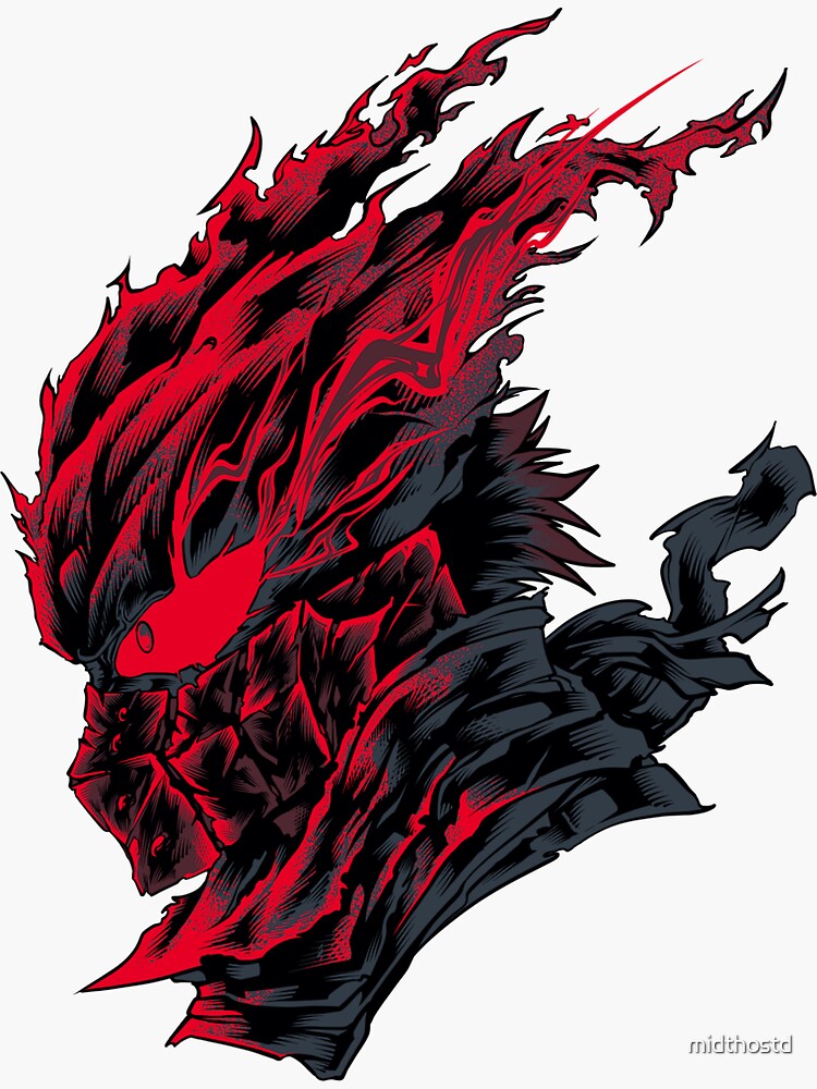 "Deku Nightmare" Sticker for Sale by midthostd | Redbubble