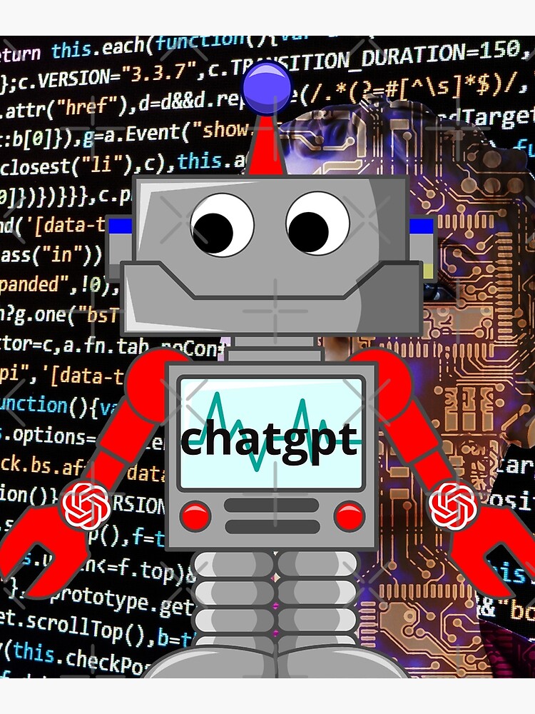 "chatgpt" Poster by krafi | Redbubble