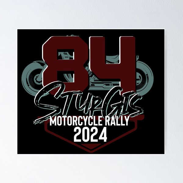 "Logo style 84th Sturgis South Dakota Motorcycle Rally 2023" Poster for ...
