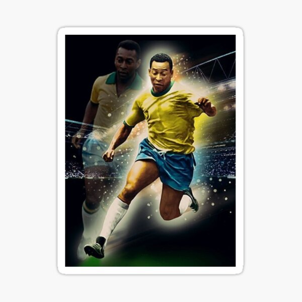 " Pele Art " Sticker for Sale by AnhXM | Redbubble