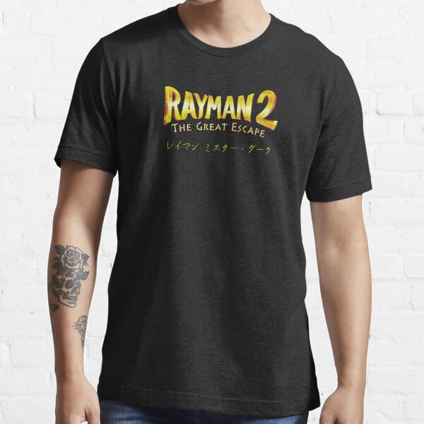 "Rayman 2 The Great Escape Japanese Text" T-shirt for Sale by Otto ...