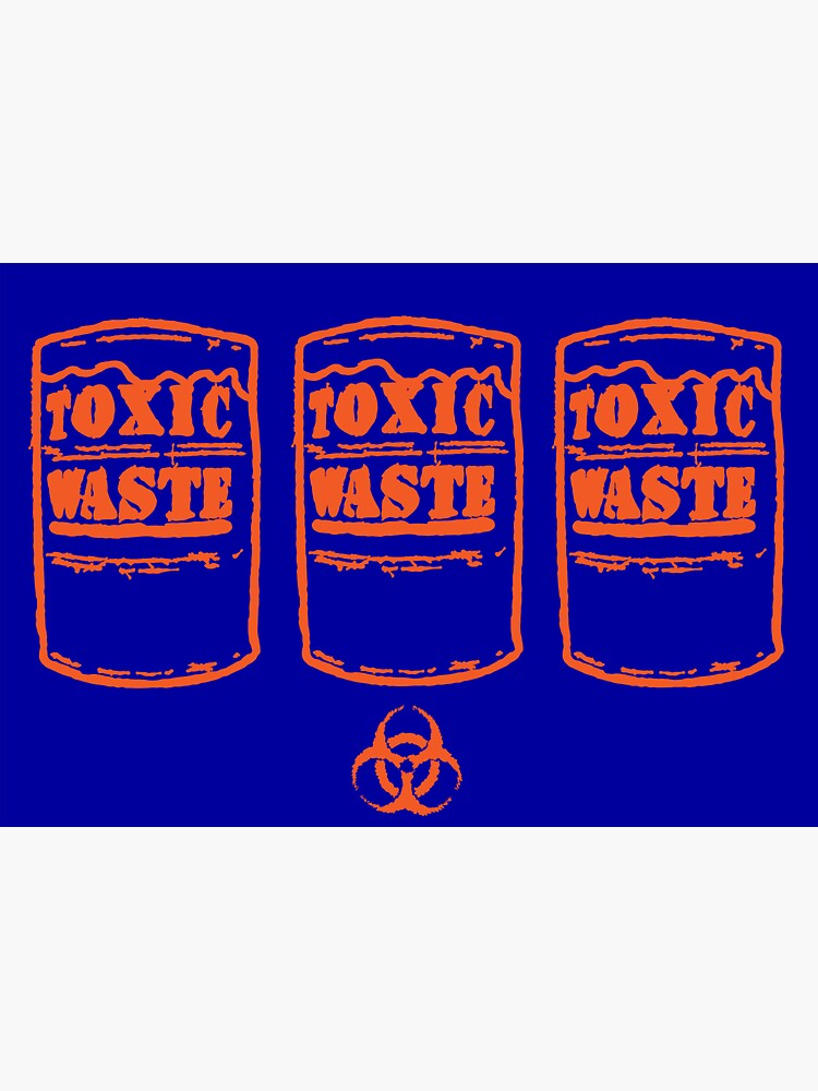"TOXIC WASTE" Sticker for Sale by smellyfarts | Redbubble