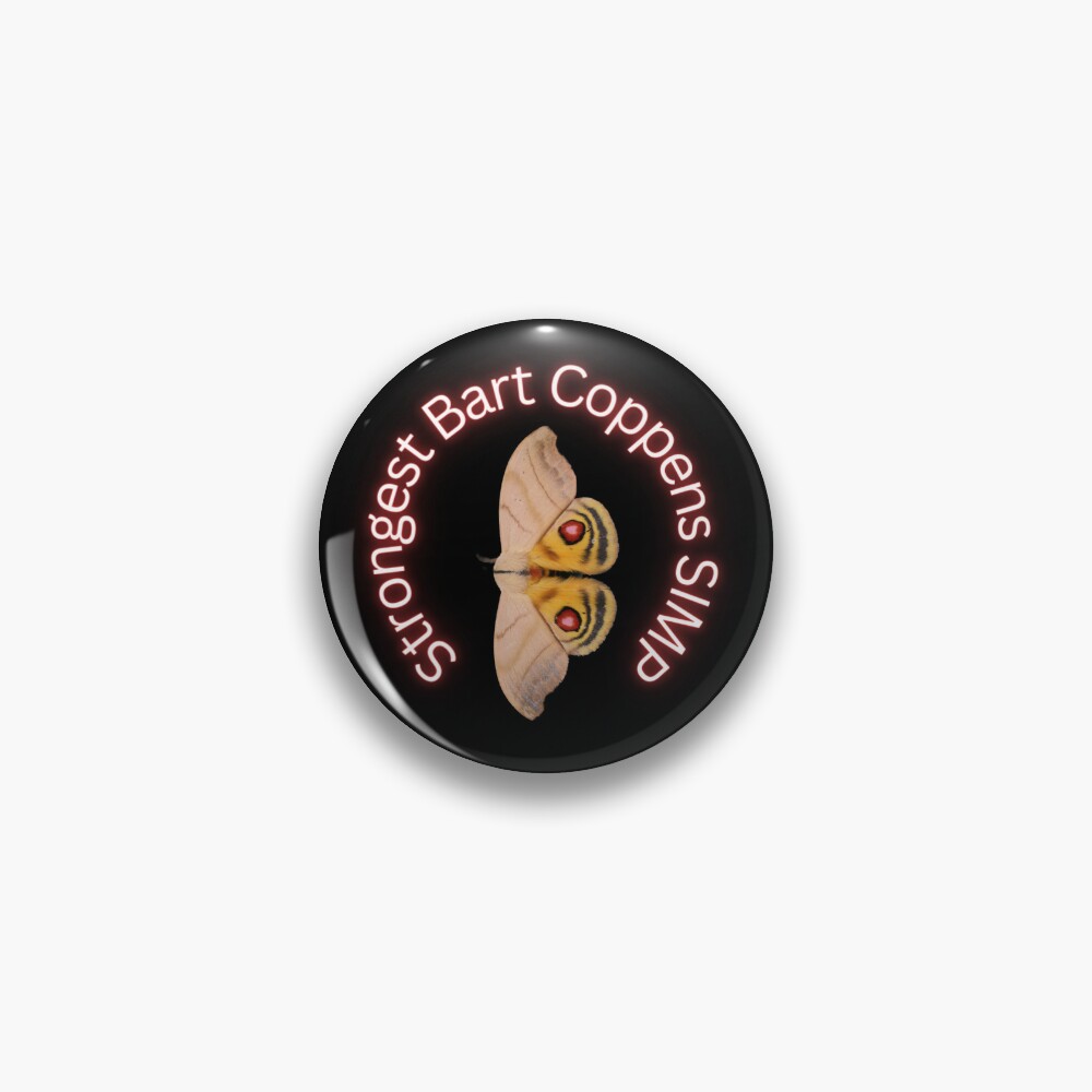 "Bart Coppens SIMP Button meme" Pin for Sale by Entomologist | Redbubble