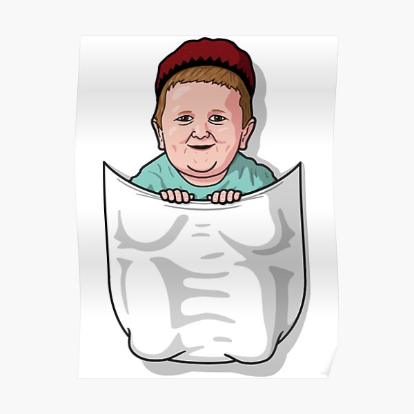 "Hasbulla Pocket" Poster for Sale by EvelynnSimpson | Redbubble