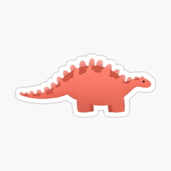 "red dinosaur" Sticker for Sale by mariajosearva | Redbubble