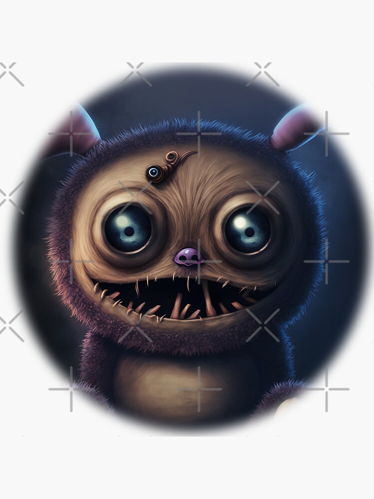 "Bug monster" Sticker for Sale by pnkpopcorn | Redbubble
