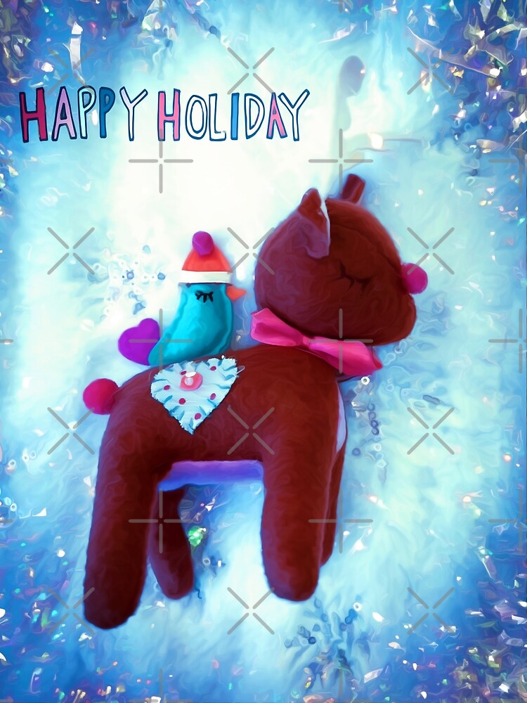 "Run Rudolph " Poster for Sale by asanaworld | Redbubble