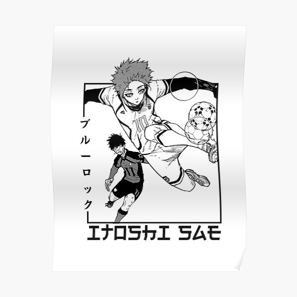 "Itoshi Sae - Blue Lock In Japanese" Poster for Sale by yoku-mieru ...
