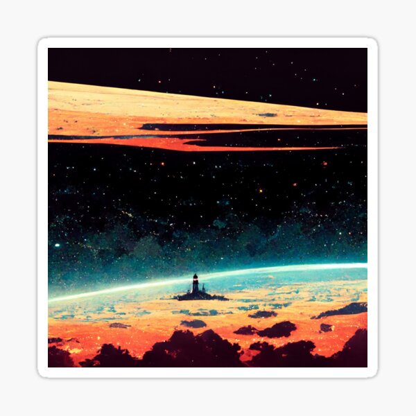 "Celestial" Sticker for Sale by ArkMinted | Redbubble