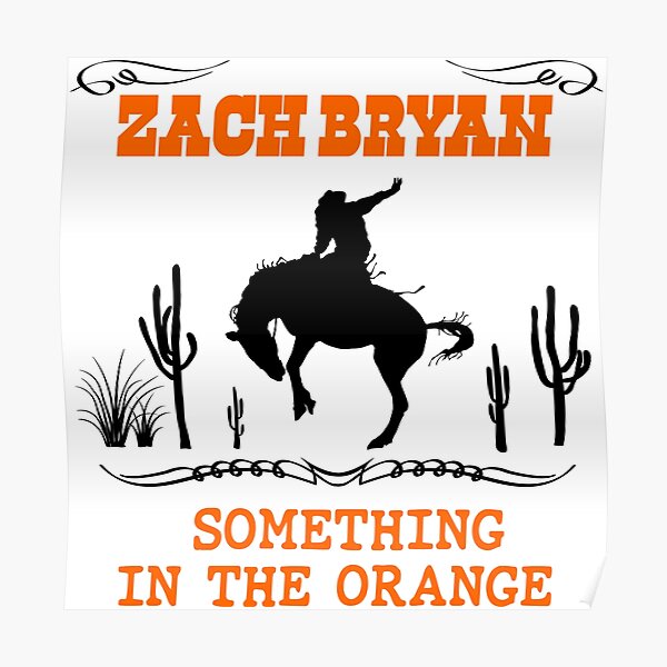 "zach bryan" Poster for Sale by Lovetocelebrate | Redbubble