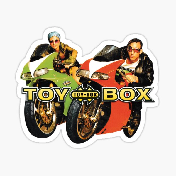 "Toy-Box on Motorcycles" Sticker for Sale by bubblegumdancer | Redbubble