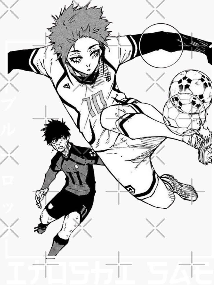 "Itoshi Sae - Blue Lock In Japanese" Sticker for Sale by yoku-mieru ...