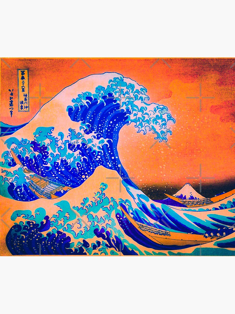 "The Great Wave of Kanagawa. Original artwork by Katsushika Hokusai in ...