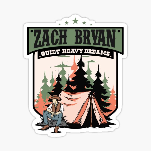 "Zach bryan" Sticker for Sale by Lovetocelebrate | Redbubble