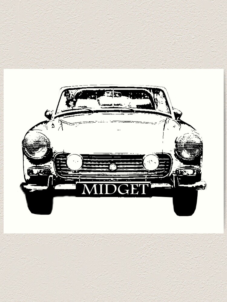 "Midget Monochrome" Art Print for Sale by Amisdelamer | Redbubble