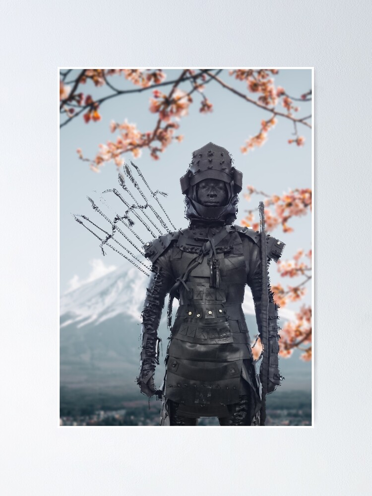 "The Legendary African Samurai" Poster for Sale by kurobozu | Redbubble