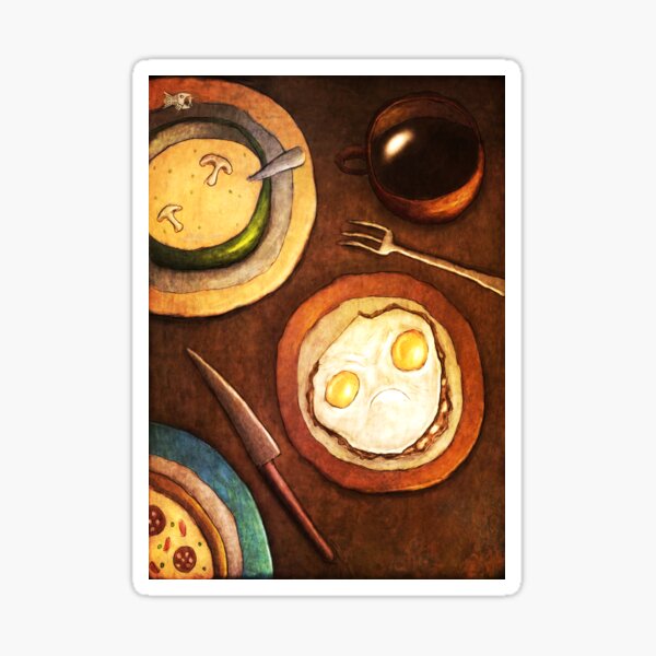 "dinner" Sticker for Sale by DanielVenekurt | Redbubble