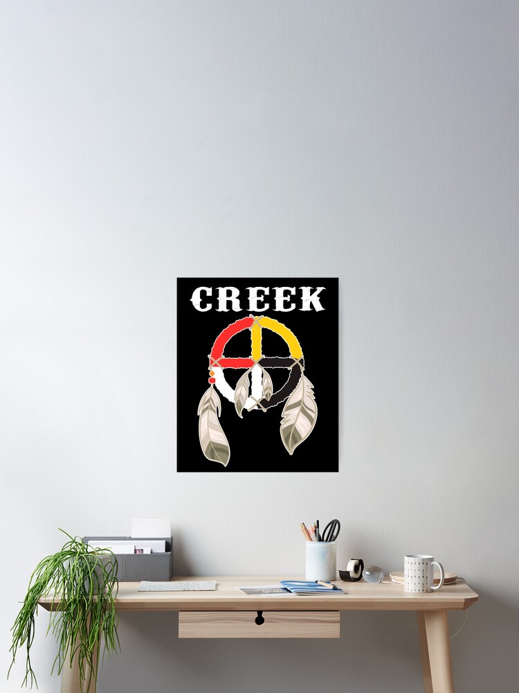 "Creek Tribe Muskogee Nation Native Medicine Wheel" Poster for Sale by ...