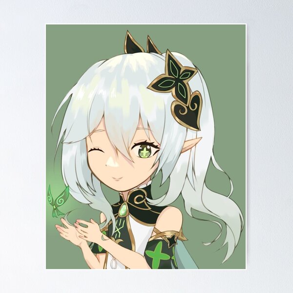 " Nahida Fanart, Genshin Impact" Poster for Sale by fadedsongg | Redbubble