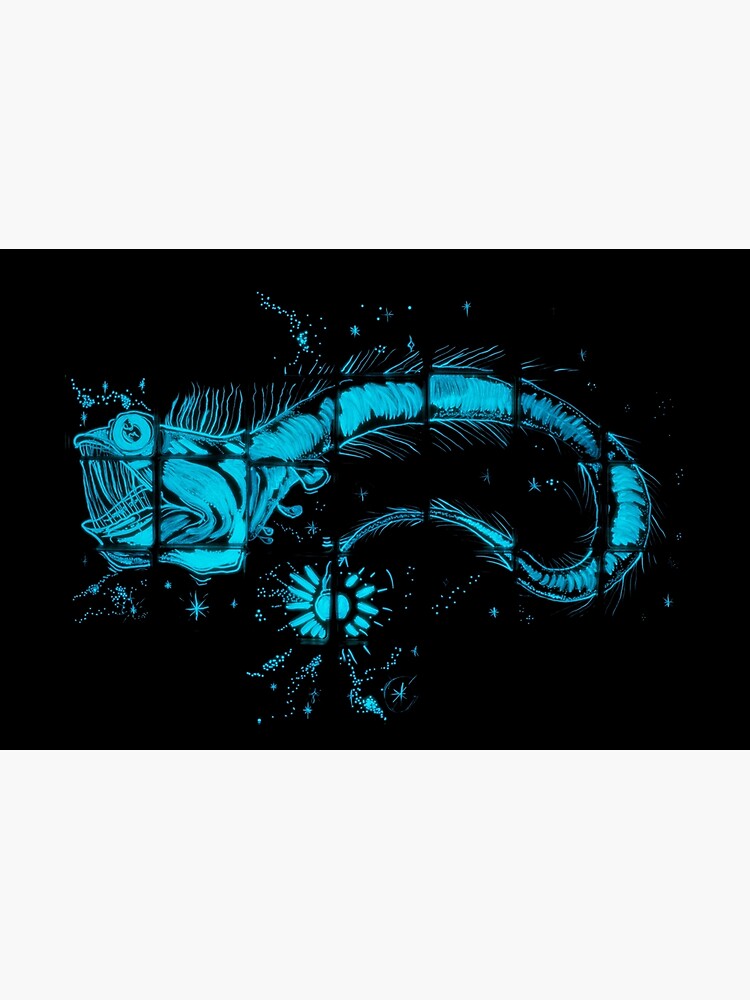 "Glowing Bacterial Art - Viperfish" Poster by SiouxsieW | Redbubble