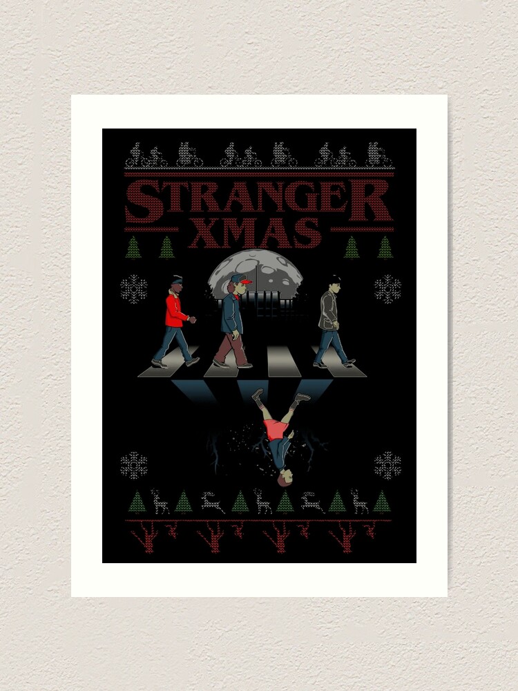 "stranger things xmas" Art Print for Sale by kamga11 | Redbubble