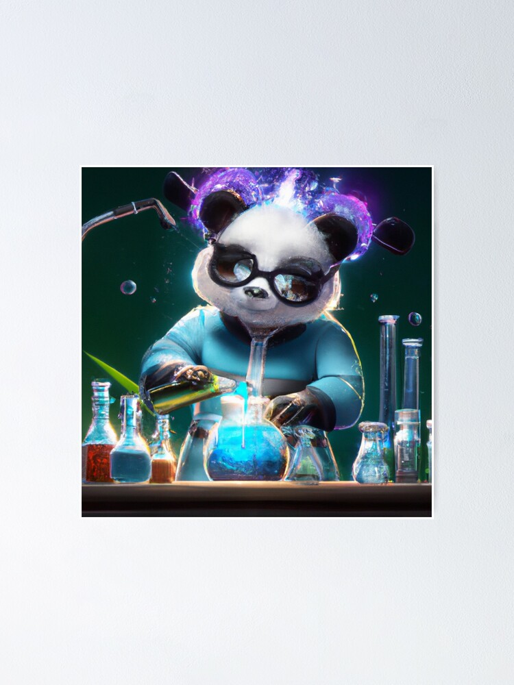 "Panda Experiment " Poster for Sale by SharlonMercia | Redbubble