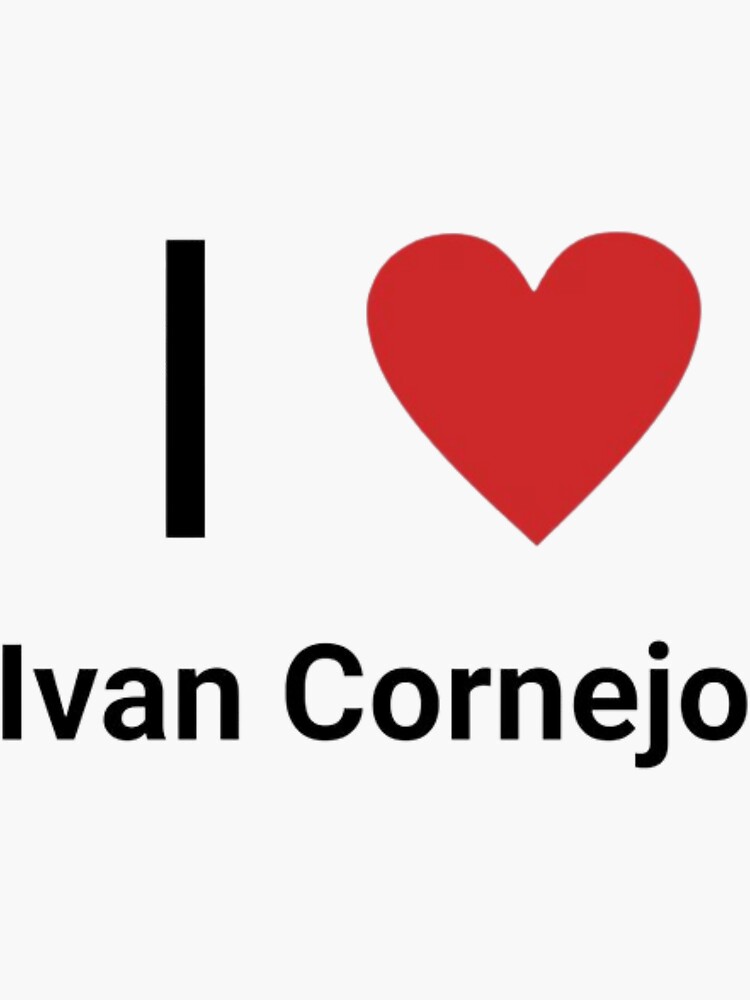 "ivan cornejo" Sticker for Sale by hadirsalim | Redbubble
