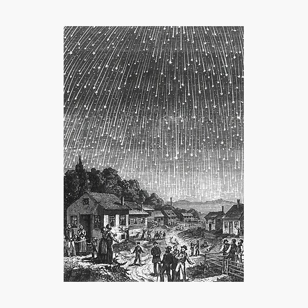 "The Falling of the Stars 1833 Meteor Shower" Photographic Print for ...