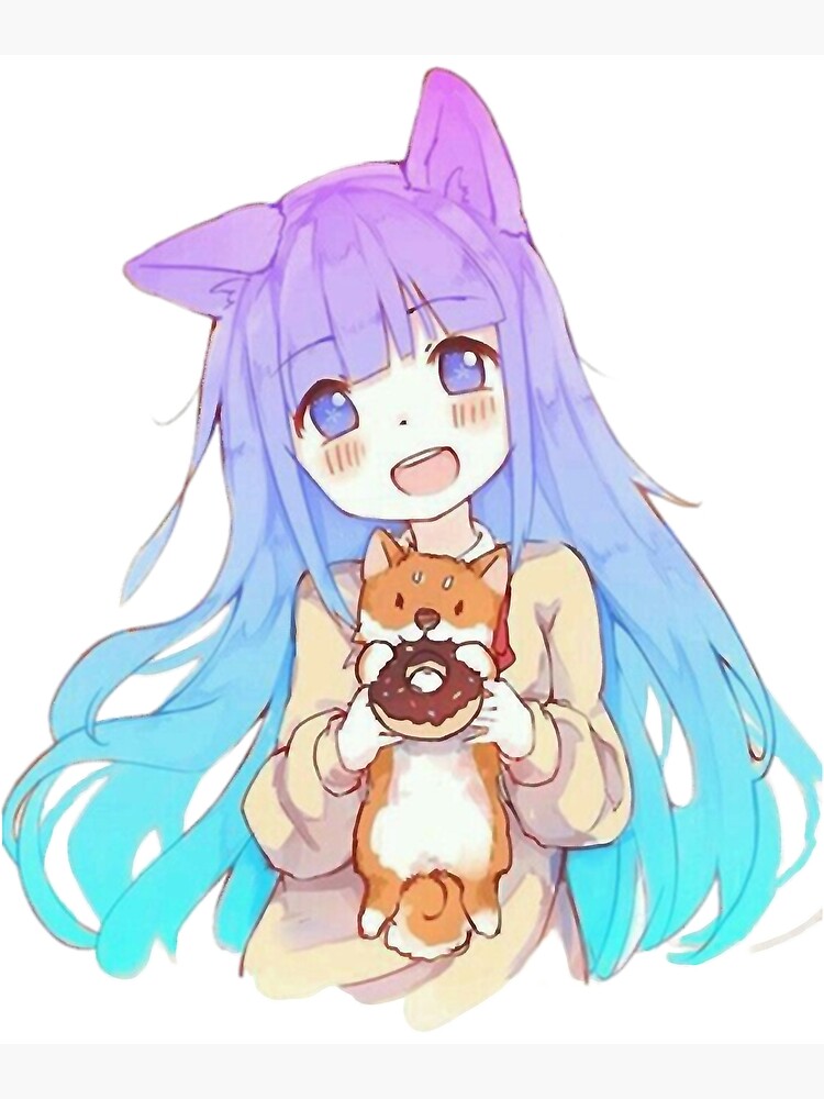 "anime donut fox" Poster for Sale by RcnArtDesignsx | Redbubble