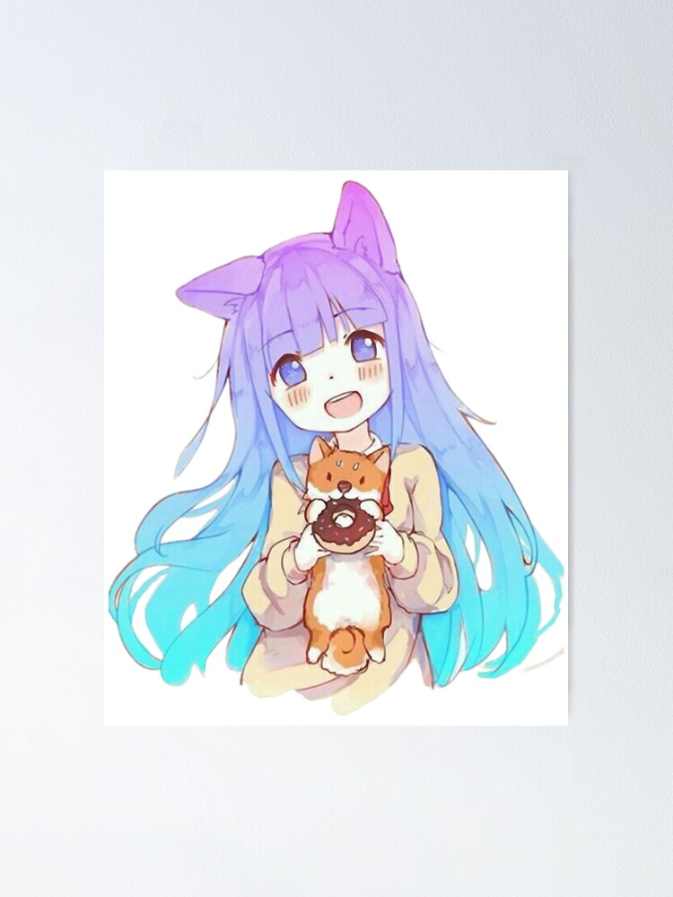 "anime donut fox" Poster for Sale by RcnArtDesignsx | Redbubble