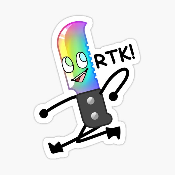 "RTK!" Sticker for Sale by RcnArtDesignsx | Redbubble