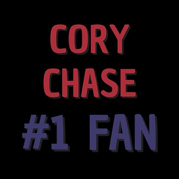 "Cory Chase - #1 Fan" Poster for Sale by Rybariuns | Redbubble