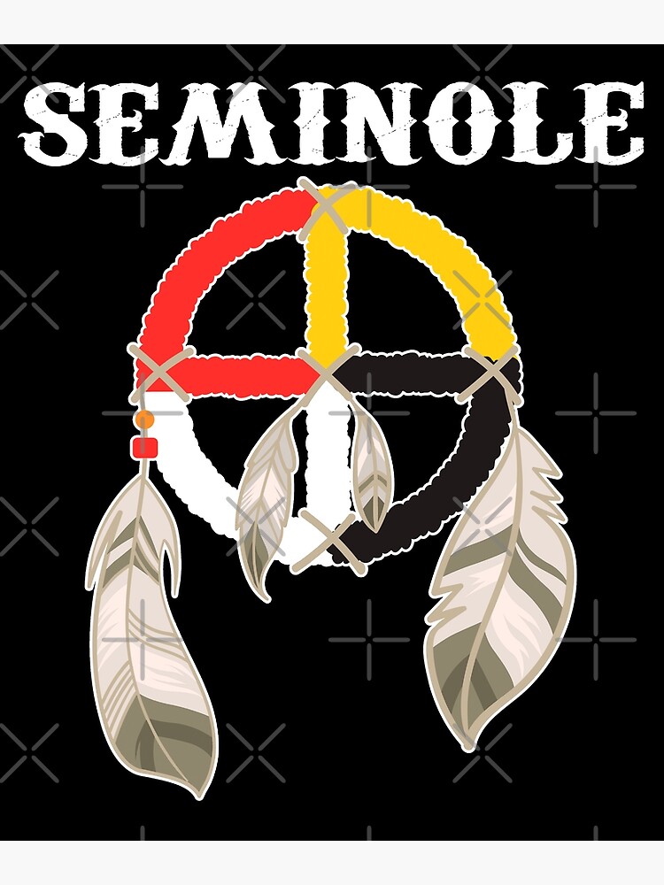 "Seminole Nation Creek Native Medicine Wheel" Poster for Sale by ...