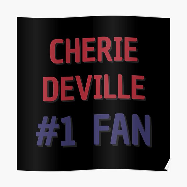 Cherie Deville 1 Fan Poster For Sale By Rybariuns Redbubble