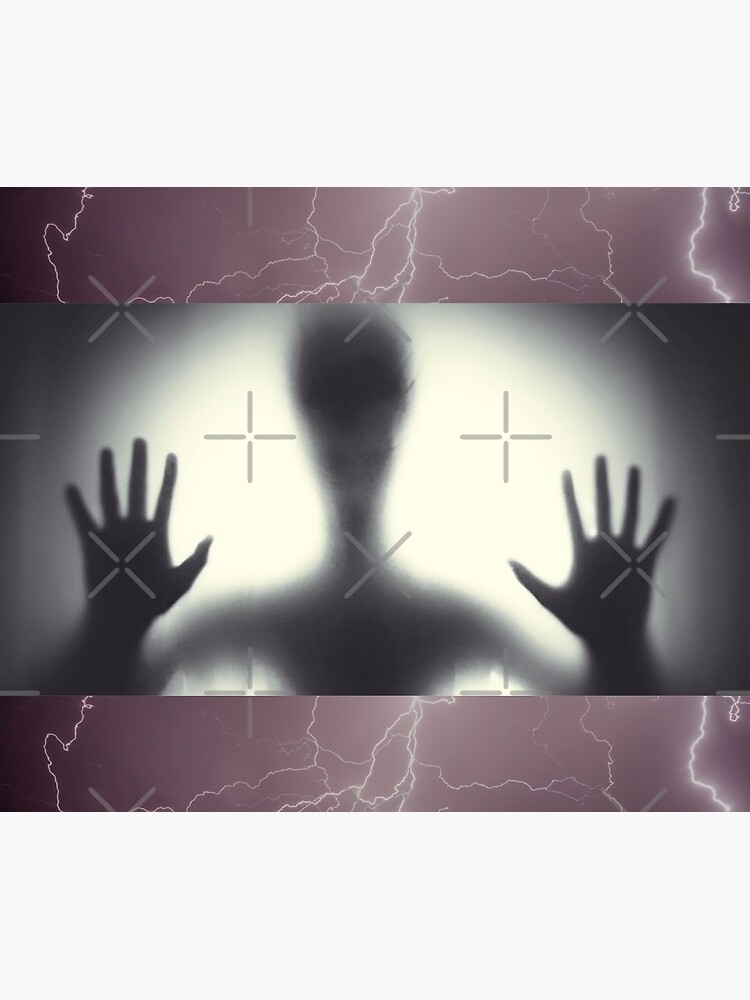 "Editable design of ghost under lightning, death and spirits, chills ...