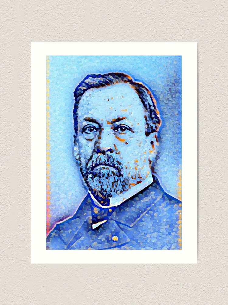 "Louis Pasteur Artwork | Louis Pasteur Portrait | Louis Pasteur Wall ...
