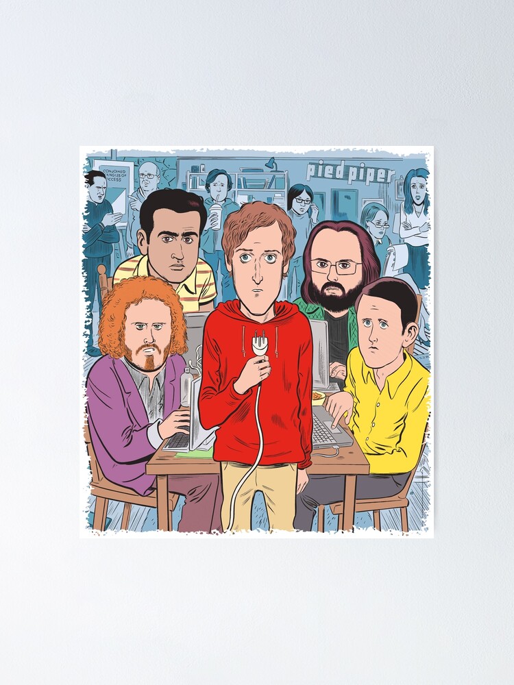 "Silicon valley tv series" Poster for Sale by Paul-Richarson | Redbubble