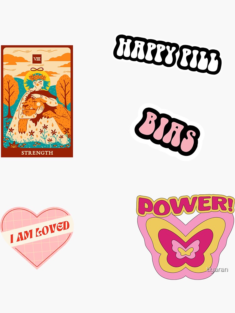 "Aesthetic Quotes Stickers" Sticker for Sale by tiyaran | Redbubble