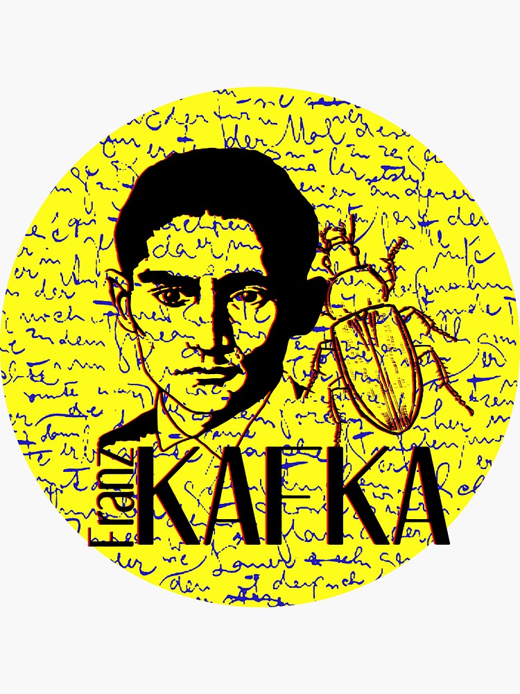 "Franz Kafka" Sticker for Sale by AllaTurca | Redbubble
