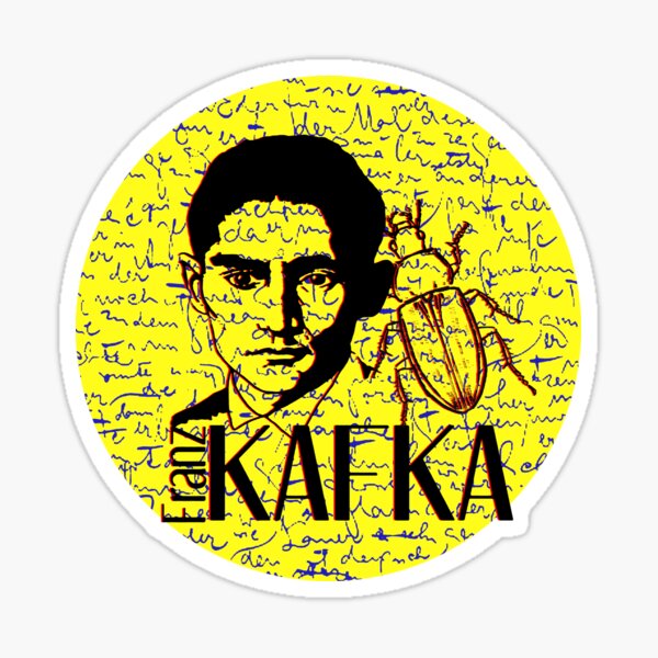 "Franz Kafka" Sticker for Sale by AllaTurca | Redbubble