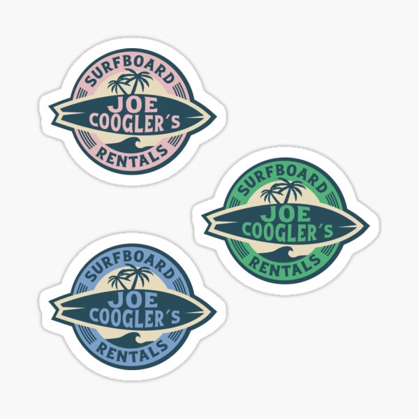 "Surfing Aesthetic" Sticker for Sale by MadameHiro | Redbubble