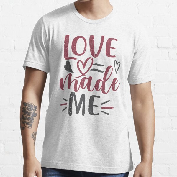 "Love Made Me Hearts Cute Couples Valentines Day" T-shirt for Sale by ...