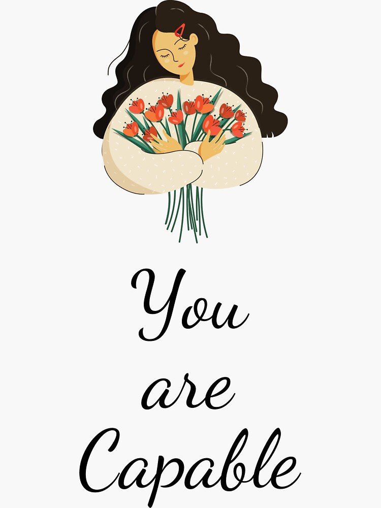 "You Are Capable Artwork, Simple Art - Digita Art - Printable Art ...