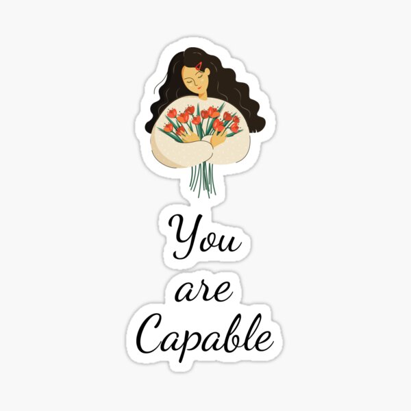 "You Are Capable Artwork, Simple Art - Digita Art - Printable Art ...