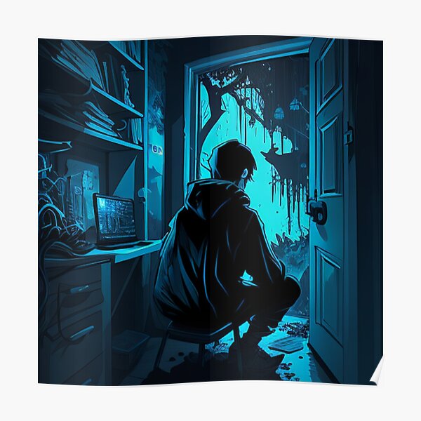"Unique and Eye-Catching Art of Miserable Hacker" Poster for Sale by ...