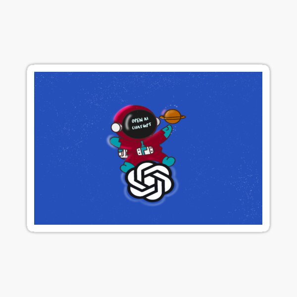 "Chat GPT Essentials" Sticker for Sale by kirubhs | Redbubble