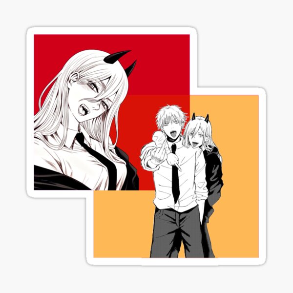 "Chainsaw man Power " Sticker for Sale by Pandabear03 | Redbubble