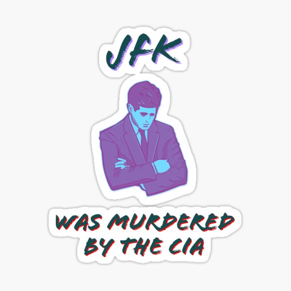 "Cia JFK " Sticker for Sale by Torenso1 | Redbubble