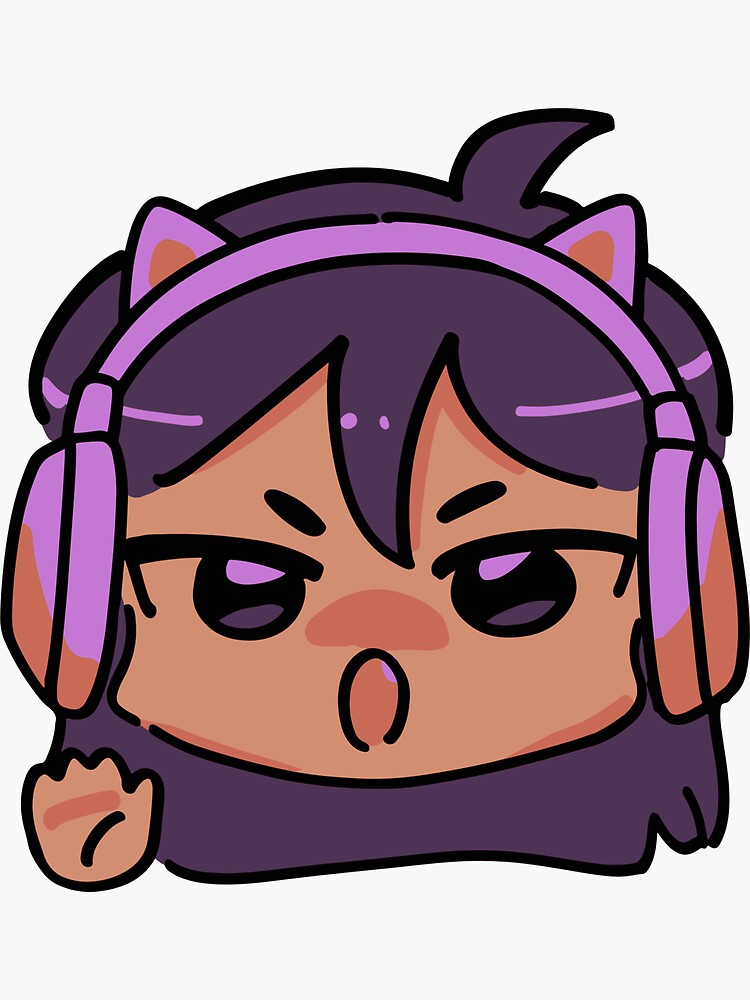 "Purple Blonde Gamer Girl Collection-02" Sticker for Sale by Shiam SR ...